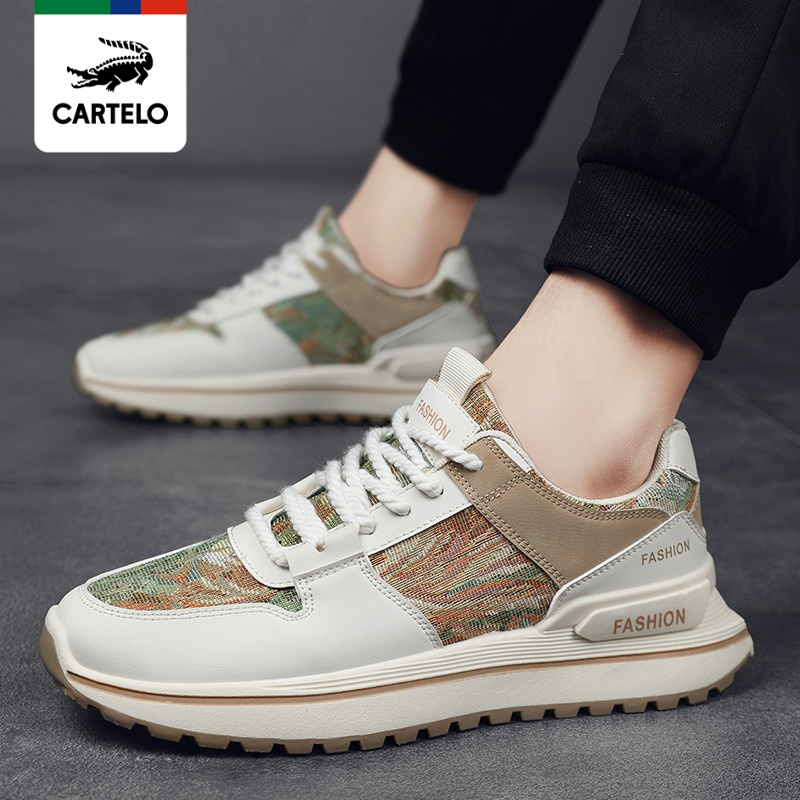 [线下专柜同款]卡帝乐鳄鱼(CARTELO)新款男士休闲鞋板鞋阿甘鞋男鞋报价_参数_图片_视频_怎么样_问答-苏宁易购