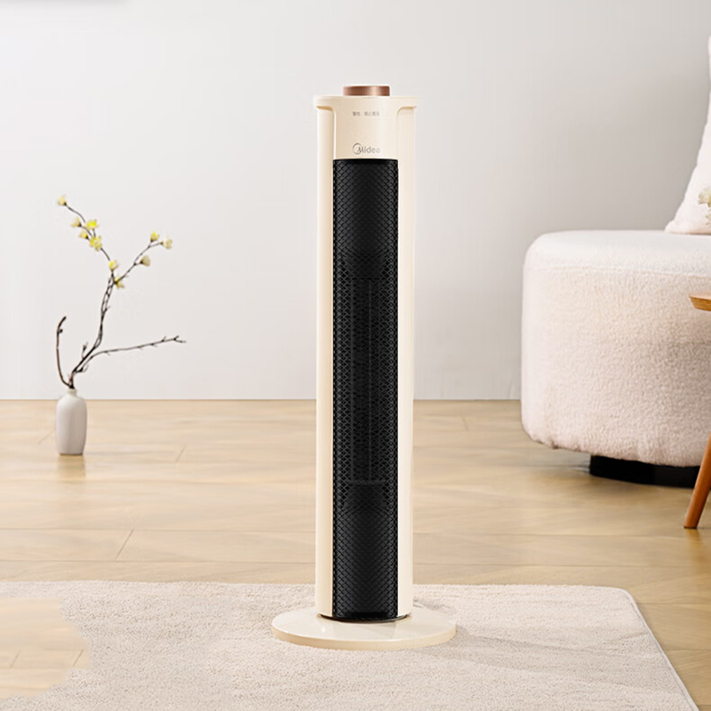 美的(Midea) 立式取暖器暖风机NFU-H 杏色+雅士金参数配置_规格_性能_功能-苏宁易购
