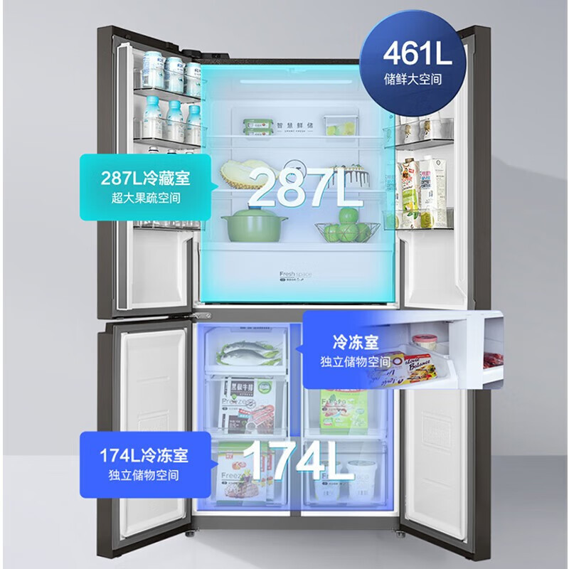 美的(Midea)冰箱BCD-461WSGPM(E)报价_参数_图片_视频_怎么样_问答-苏宁易购