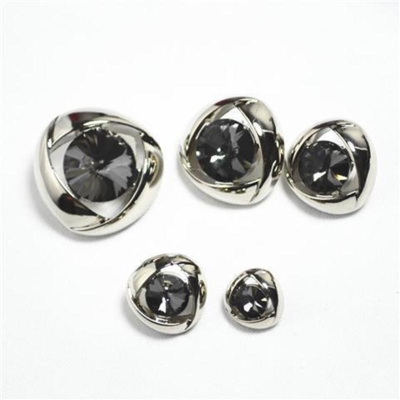 灰色 11.5mm 热卖闪亮彩色水钻扣子水晶纽扣开衫衬衫钮扣西装风衣外套装饰报价_参数_图片_视频_怎么样_问答-苏宁易购