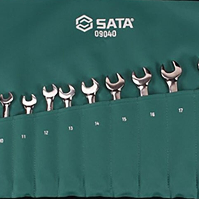 世达(SATA)12件套全抛光两用快扳组套 开口扳手组套 (09040)1套图片,高清实拍大图—苏宁易购