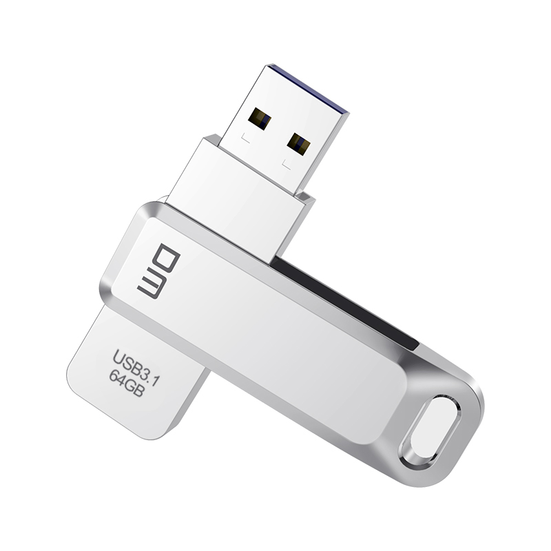 DM 64GB USB3.1 U盘 PD169 极简机身系列 银色 可旋转电脑u盘高速车载优盘视频介绍_DM 64GB USB3.1 U盘 ...