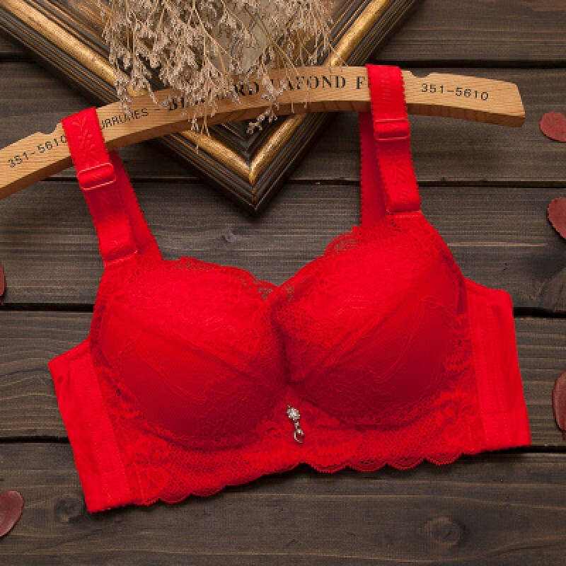 波迷娜(BOMINA)文胸女聚拢小胸薄款内衣女无钢圈性感蕾丝贝壳少女套装调整型薄款春美背小胸聚拢文胸报价_参数_图片_视频_怎么样_问答-苏宁易购