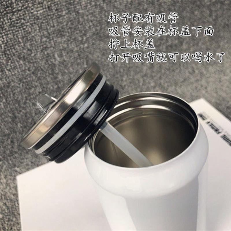 创意搞笑表情包易拉罐保温杯子学生韩版水杯便携迷你不锈钢吸管杯 装逼的能量 300ML报价_参数_图片_视频_怎么样_问答-苏宁易购