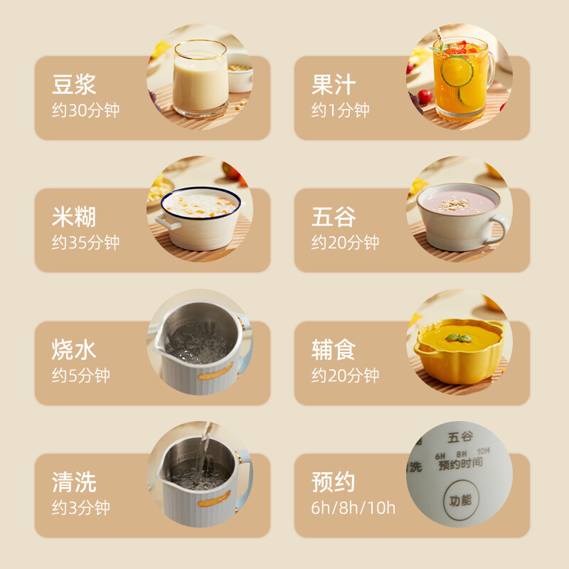 奥克斯(AUX)破壁料理机HX-PB9565报价_参数_图片_视频_怎么样_问答-苏宁易购