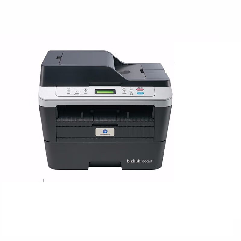 柯尼卡美能达A4黑白激光一体机 3000MF 打印/复印/扫描/自动输稿器报价_参数_图片_视频_怎么样_问答-苏宁易购