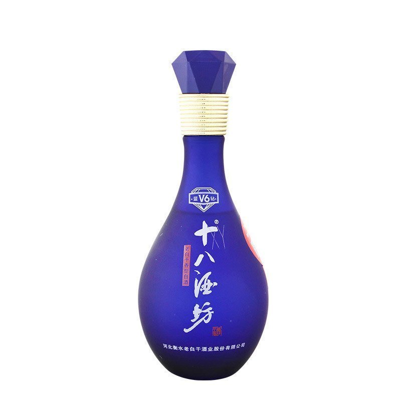 十八酒坊 白酒 蓝钻V6 40度 480ml 单瓶装 老白干香型报价_参数_图片_视频_怎么样_问答-苏宁易购