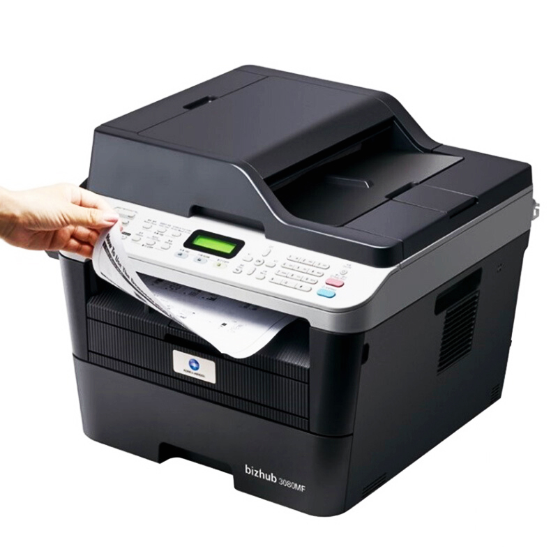柯尼卡美能达bizhub 3080MF 黑白激光一体机报价_参数_图片_视频_怎么样_问答-苏宁易购