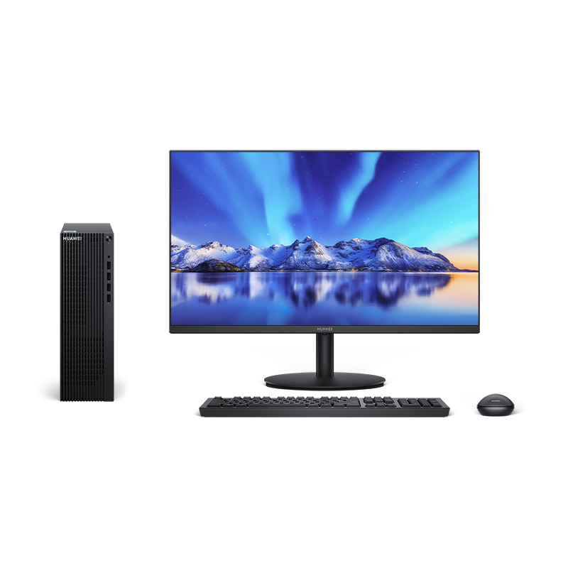 华为擎云 B530 商用办公台式电脑(i5-12400 8G 256G+1T 无wifi WIN11 HOME)主机+23.8显示器参数配置_规格_性能_功能-苏宁易购