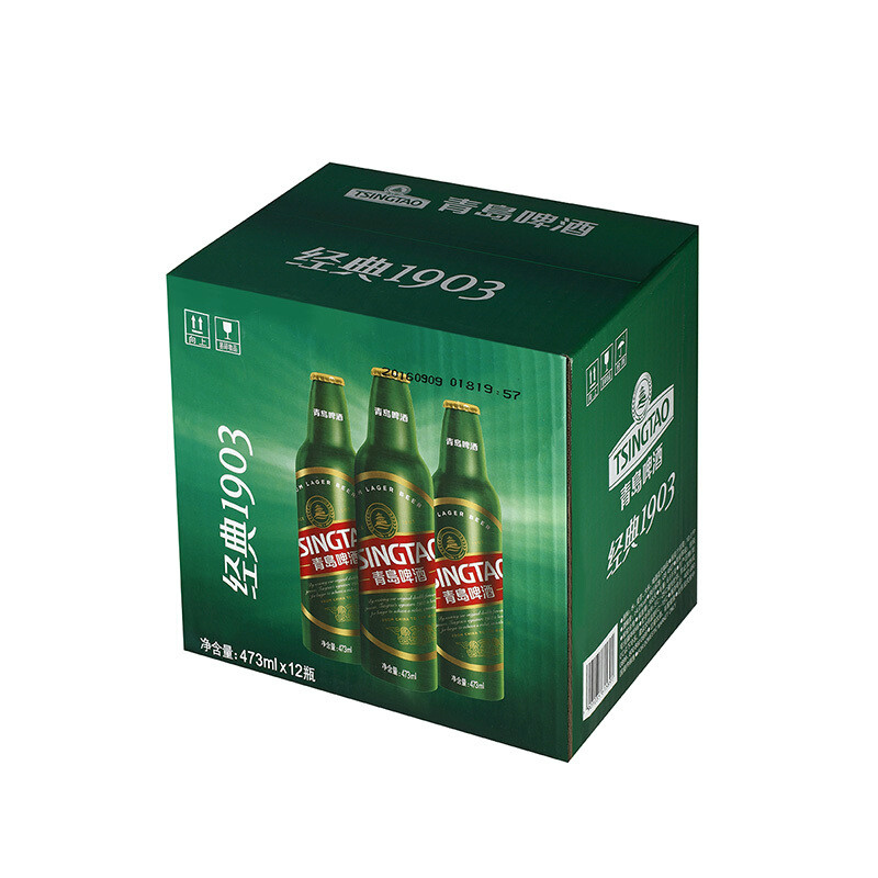 青岛啤酒(TSINGTAO) 经典 10度1903 473ml*12铝瓶装 整箱装 官方直营图片,高清实拍大图—苏宁易购