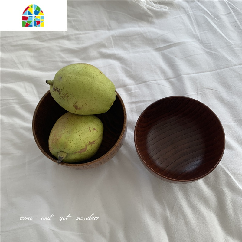 阿宝-韩国ins麦片碗水果沙拉早餐木碗复古极简防烫原色天然木漆碗 FENGHOU 小木碗+小木勺一支报价_参数_图片_视频_怎么样_问答-苏宁易购
