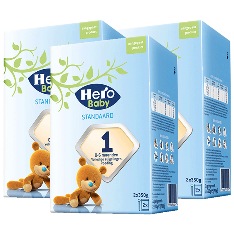 Hero Baby 原装进口益生元婴儿奶粉1段 0-6个月 700g/盒[3盒装]视频介绍_Hero Baby 原装进口益生元婴儿奶粉1段 0 ...