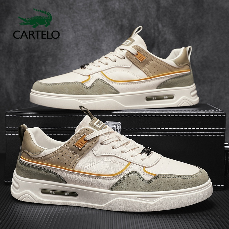 【省300元】卡帝乐鳄鱼休闲户外鞋_CARTELO 卡帝乐鳄鱼 [线下专柜同款]新款百搭板鞋透气男鞋休闲鞋潮流小白鞋多少钱-什么值得买