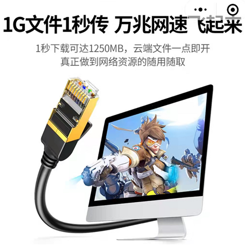 PROUST 七类网线CAT7类 万兆网络高速网线 电脑家用宽带成品监控连接线 15米报价_参数_图片_视频_怎么样_问答-苏宁易购