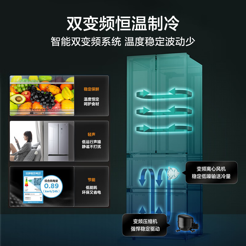 美的(Midea)冰箱BCD-320WGPM(E) 报价_参数_图片_视频_怎么样_问答-苏宁易购