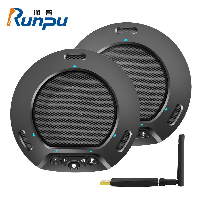 润普科技(RunPU) 数码配件 RP-N60W视频会议全向麦克风 2.4G 无线级联 一拖二(Z)视频介绍_润普科技(RunPU) 数码配件 ...