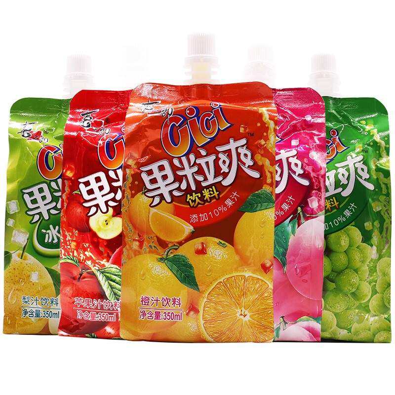 （厂家直营店）喜之郎CICI果冻果粒爽可以吸的果冻苹果橙汁葡萄口味350ML*5袋/4袋（正品）视频介绍_（厂家直营店）喜之郎CICI果冻果粒爽可以吸的果冻苹果橙汁葡萄口味350ML*5袋/4 ...