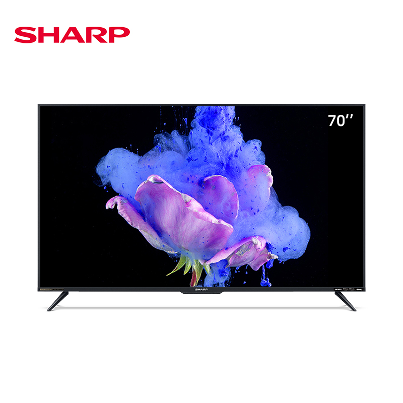 [22年新品]夏普(SHARP) 4T-M70H9EA 70英寸4K超高清3+32G远场语音智能光控网络智能液晶平板电视参数配置_规格_性能 ...