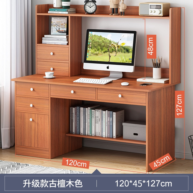 小书桌柜图片大全,小户型书桌柜图片大全,家用书桌书柜图片大全_大山谷图库