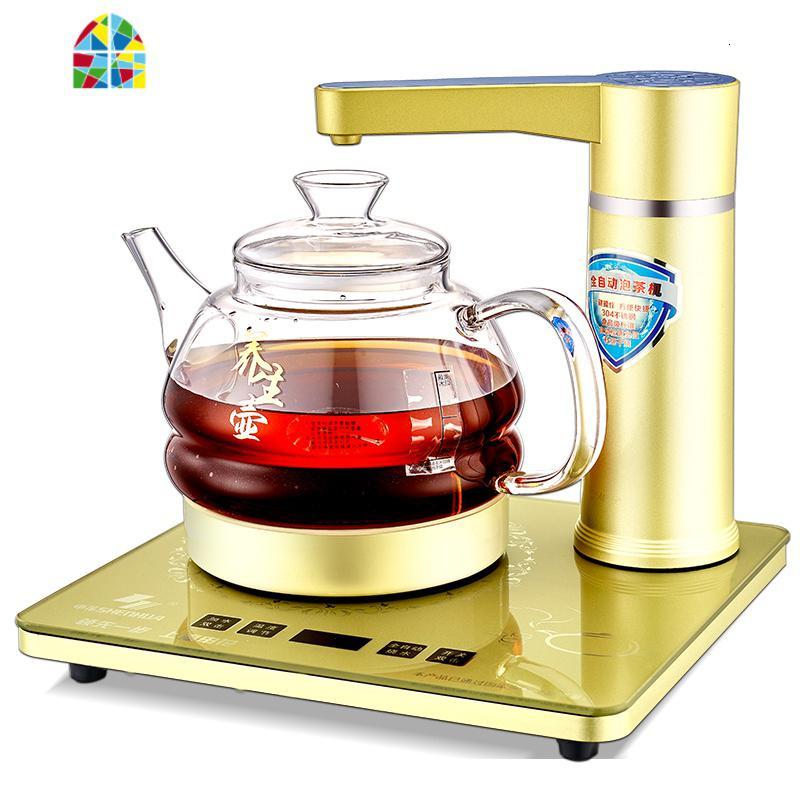 美能迪WA-109 自动上水电热烧水壶家用不锈钢煮水壶电水壶茶具 FENGHOU 土豪金全自动旋转报价_参数_图片_视频_怎么样_问答-苏宁易购