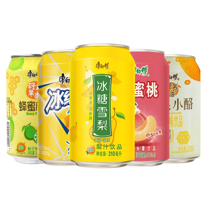 康师傅混合口味罐装饮料310mL*24听报价_参数_图片_视频_怎么样_问答-苏宁易购