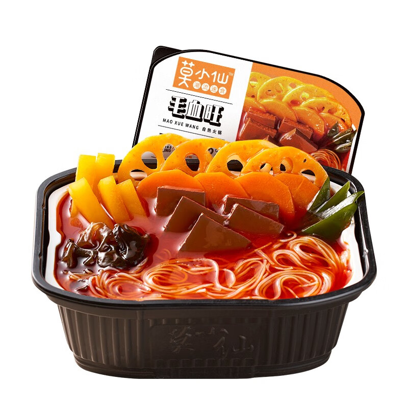 莫小仙 自热火锅 毛血旺 340g*3盒参数配置_规格_性能_功能-苏宁易购