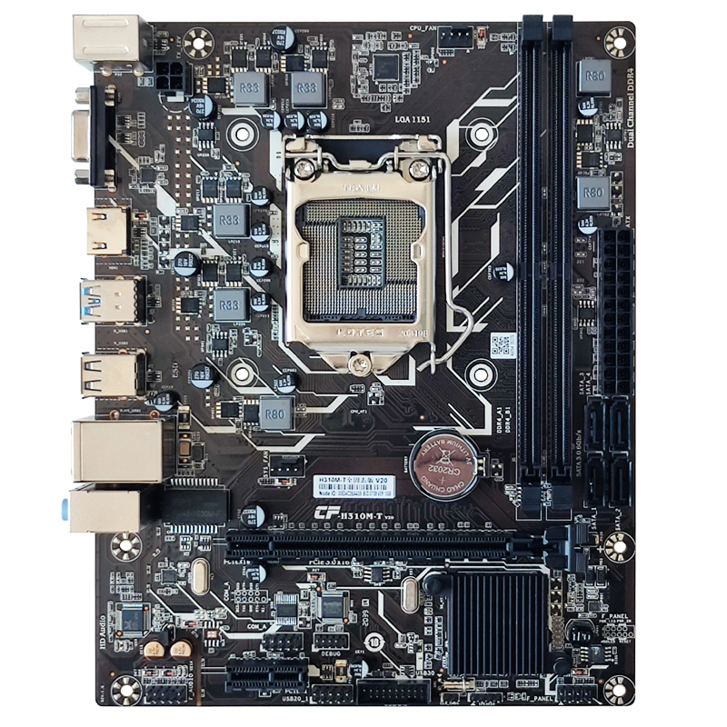 七彩虹(COLORFUL)主板H310M-T V20 七彩虹(Colorful)H310M-T 全固态版 V20 游戏主板 支持9100F/G5400 (Intel H310/LGA 1151 ...