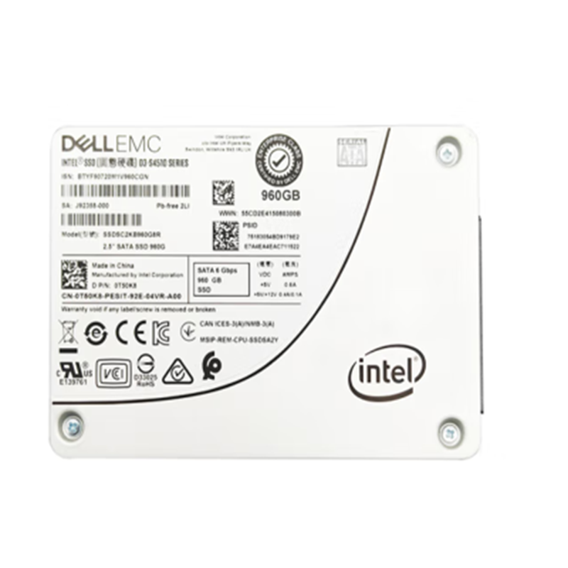 戴尔(DELL)服务器工作站960GB企业级SSD固态硬盘 2.5英寸SAS接口(原装)参数配置_规格_性能_功能-苏宁易购