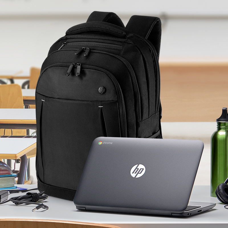 HP/惠普 17.3寸大容量商务系列电脑双肩背包2SC67AA 黑色 商务经典多功能 惠普电脑双肩背包 欧美风视频介绍_HP/惠普 17.3寸 ...