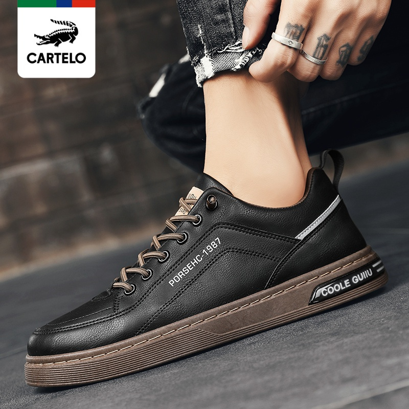 [线下专柜同款]卡帝乐鳄鱼(CARTELO)新款百搭男鞋休闲鞋板鞋皮鞋报价_参数_图片_视频_怎么样_问答-苏宁易购