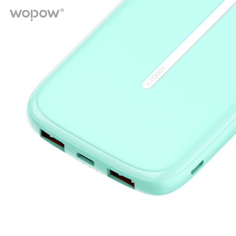 沃品 WOPOW 移动电源 10000mAh充电宝 移动电源L07 青色报价_参数_图片_视频_怎么样_问答-苏宁易购