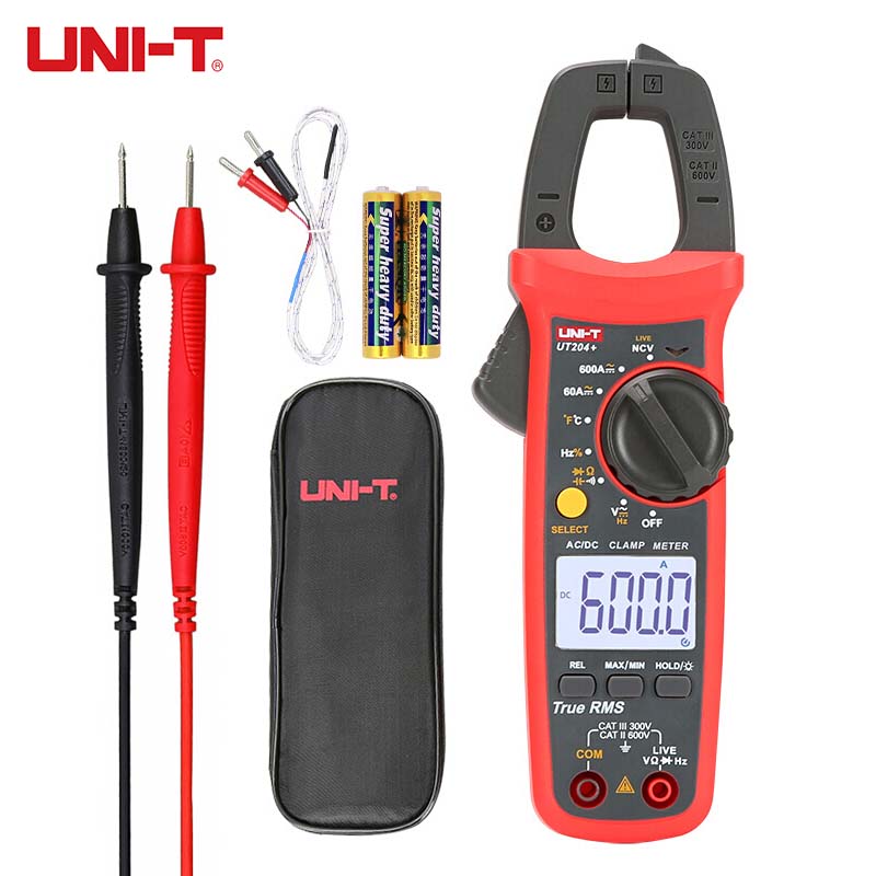 优利德(UNI-T)UT204+ 数字交直流钳型万用表 钳形表 电流表 UT204+参数配置_规格_性能_功能-苏宁易购