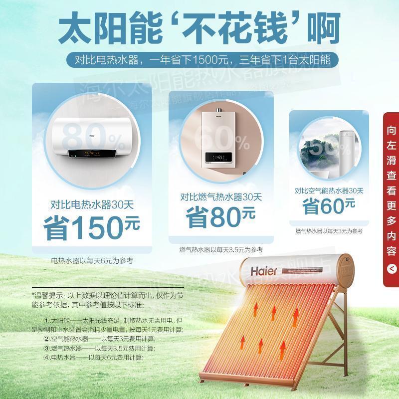 海尔(Haier)太阳能热水器Q-B-J-1-145/2.50/0.05-D/L6报价_参数_图片_视频_怎么样_问答-苏宁易购