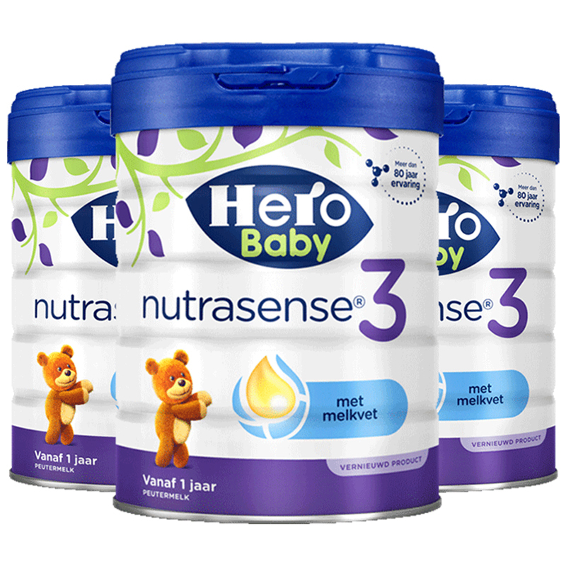 【3段奶粉】 Hero Baby 原装进口婴儿奶粉 白金版3段 1岁以上 700g/罐[3盒装]【价格 图片 品牌 报价】-苏宁易购苏宁自营