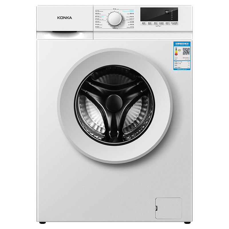 康佳(KONKA)7公斤欧标系列超薄嵌入全自动滚筒洗衣机 15种程序特渍洗 高温消毒防缠绕XQG70-10D01W-DS视频介绍_康佳(KONKA)7公斤欧标系列超薄嵌入全自动滚筒洗衣机 15 ...