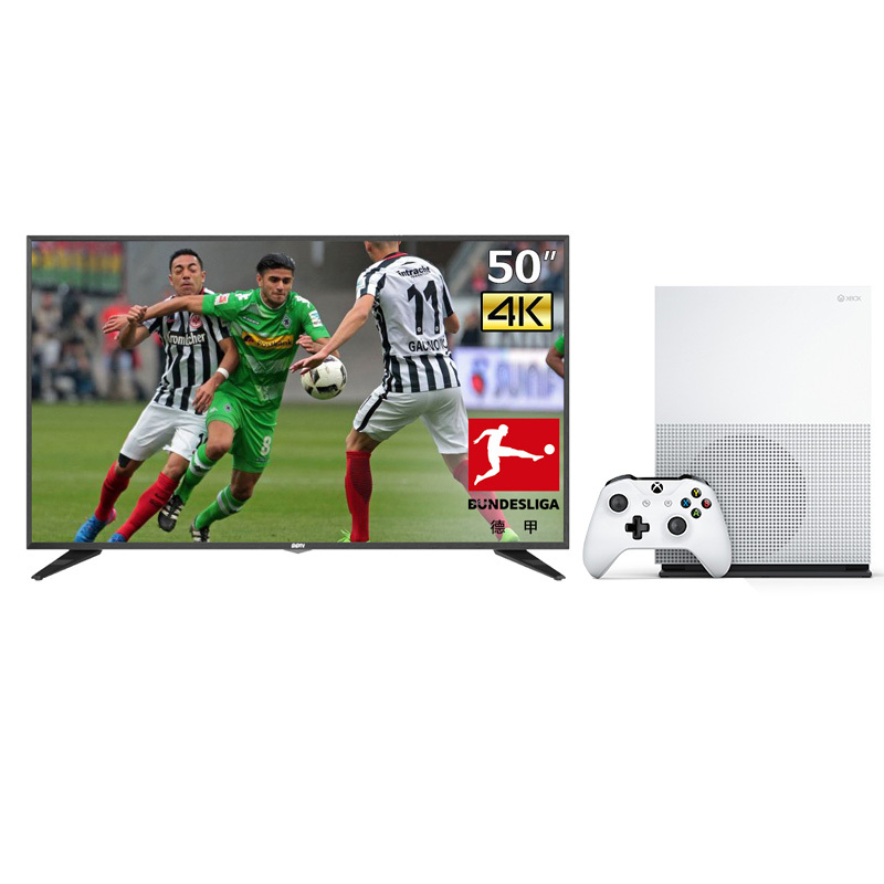 【游戏机】 [套餐]微软Xbox One S游戏机+PPTV-50C2S(4K) 50英寸4K平板电视【价格 图片 品牌 报价】-苏宁易购苏宁自营