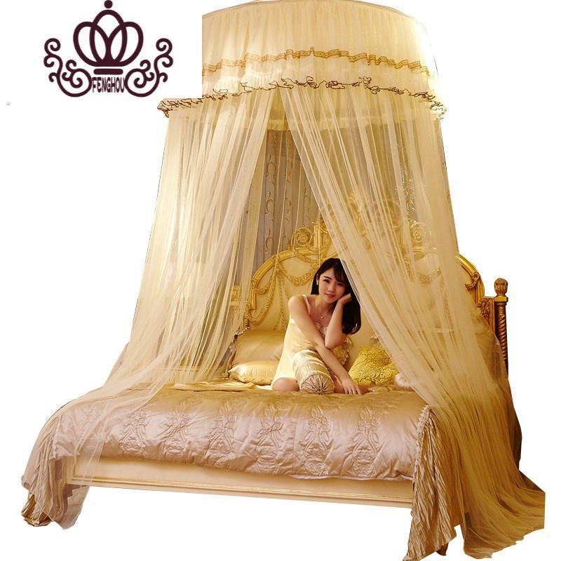 封后FENGHOU圆顶圆形蚊帐落地加大1.5/1.8/2m米床吊顶欧式吸顶双人蚊帐1.2m。报价_参数_图片_视频_怎么样_问答-苏宁易购