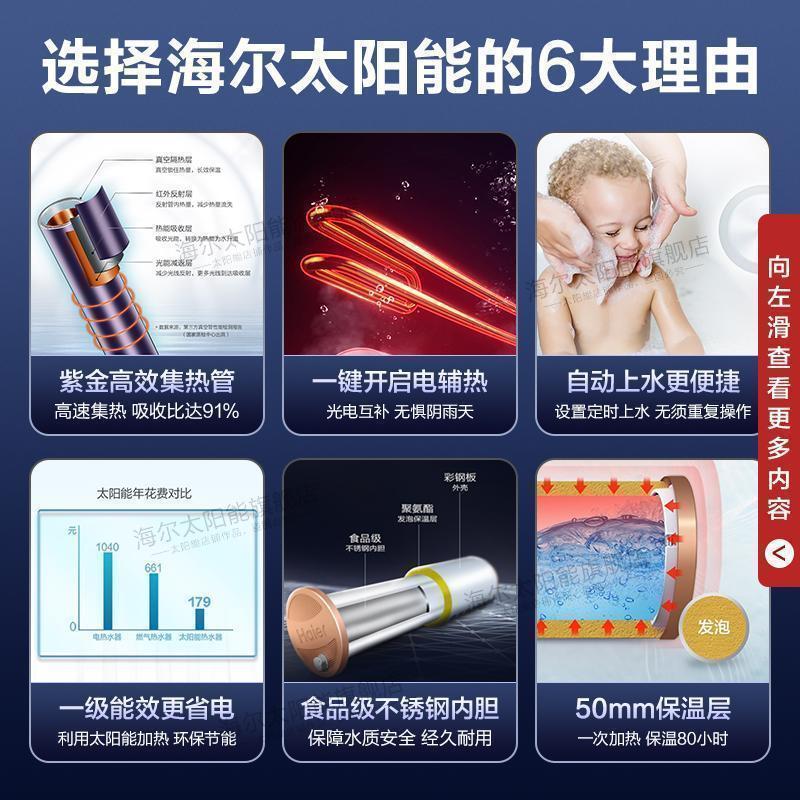 海尔(Haier)太阳能热水器Q-B-J-1-145/2.50/0.05-D/L6报价_参数_图片_视频_怎么样_问答-苏宁易购