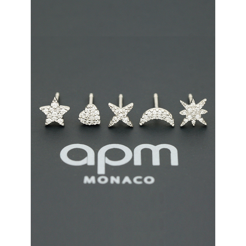 apm MONACO银耳饰报价_参数_图片_视频_怎么样_问答-苏宁易购