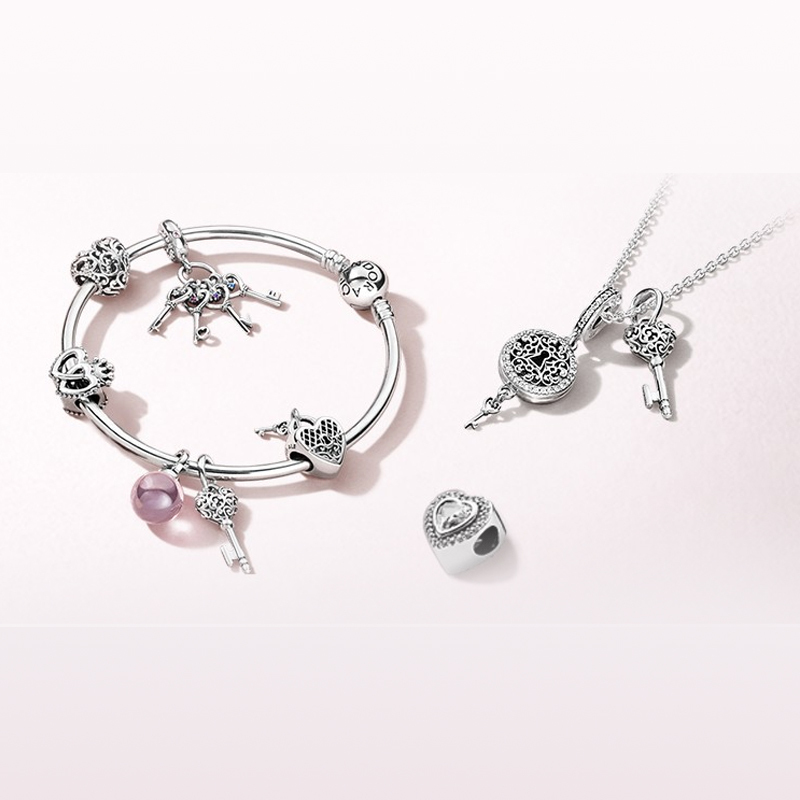 PANDORA潘多拉 925银闪耀爱情 925银串饰 797608CZ报价_参数_图片_视频_怎么样_问答-苏宁易购