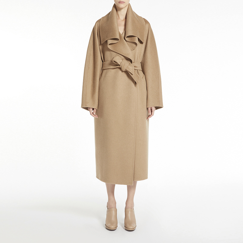 麦丝玛拉 Max Mara 女士山羊绒宽翻领直筒版长款大衣外套RIENZA报价_参数_图片_视频_怎么样_问答-苏宁易购