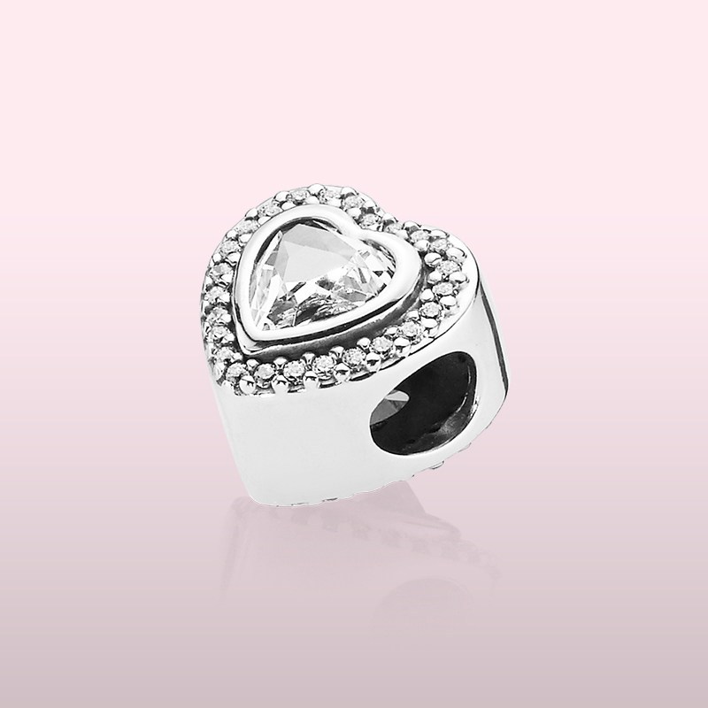 PANDORA潘多拉 925银闪耀爱情 925银串饰 797608CZ报价_参数_图片_视频_怎么样_问答-苏宁易购